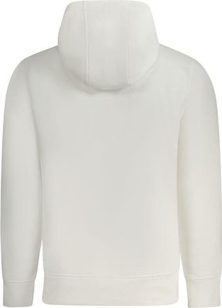 Calvin Klein Logo Print Hoodie - White