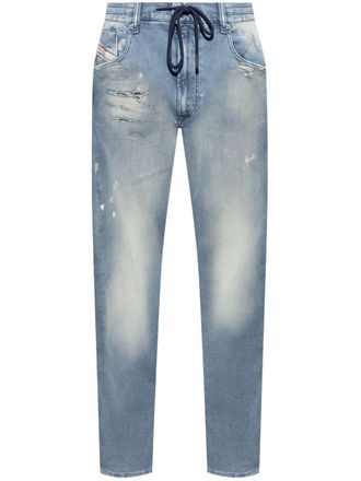 Diesel jean fusel&eacute; D-Krooley - Bleu