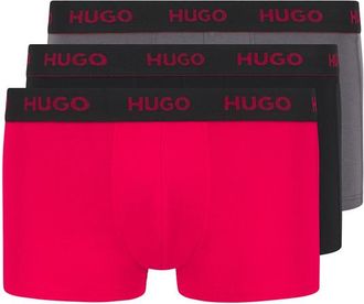 HUGO BOSS Herren Trunks grau Baumwolle & Mix unifarben