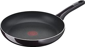 T-fal Resist Intense Bratpfanne 28 cm, Pfanne mit Antihaftversiegelung, Thermo-Signal bei idealer Brattemperatur, widerstandsfähig, nicht induktionsgeeignet
