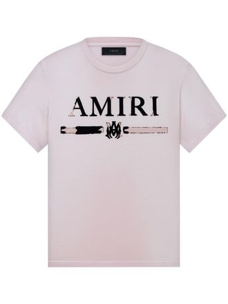 Amiri t-shirt &agrave; appliqu&eacute; MA Bar - Blanc