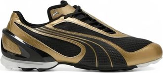 Puma Low-Top Sneaker - Puma V-S1 Metallic Pack Gold Black - Gr. 37,5 (EU) - in Schwarz - f&uuml;r Damen