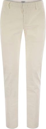Dondup Homme, Pantalons, Beige, Taille: W34 Pantalon en velours c&ocirc;tel&eacute; coupe r&eacute;guli&egrave;re Spiritissimo