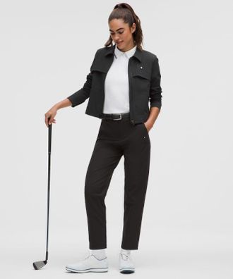 lululemon Golfhose aus Stretch- Normale L&auml;nge f&uuml;r Frauen - Gr&ouml;&szlig;e 24 in Black
