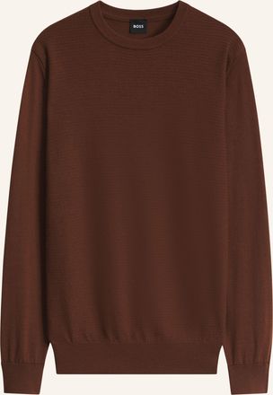 HUGO BOSS Pullover H-Hincluso_In Regular Fit braun