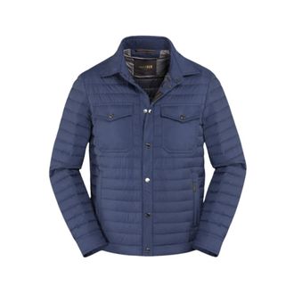 Moorer Homme, Vestes, Bleu, Taille: S Bersan-S3 Overshirt