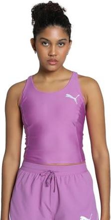 Puma Femmes Raceday Ultraform Crop Vêtements De Course Débardeur Tank Top Wild Berry - Pink 40