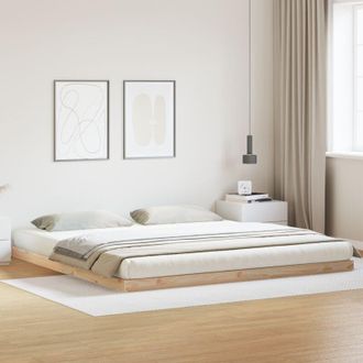 vidaXL Bodenbett 200x220 cm Massivholz Kiefer Vidaxl 855712
