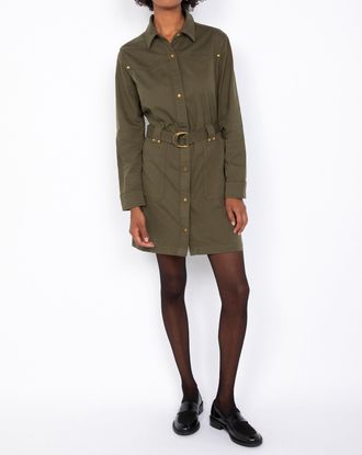 Schott NYC Damen Robjoyawx Kleid, gr&uuml;n, XL