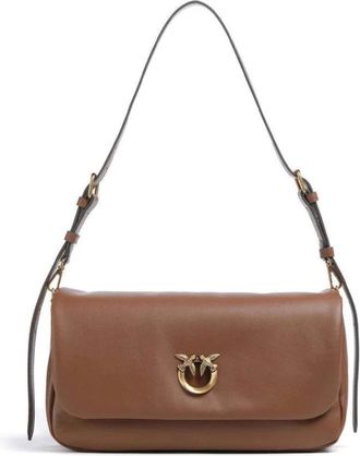 Pinko Pinko, Femme, Sacs, Brun, Taille: ONE Size Click Soft Baguette