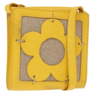 Celine Sac bandouli&egrave;re vintage Pre-owned - Femme - Pre-owned - Jaune - Taille: ONE Size