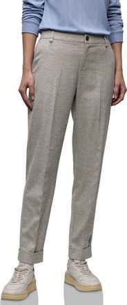 Street One Slim Leg Hose Off White 38