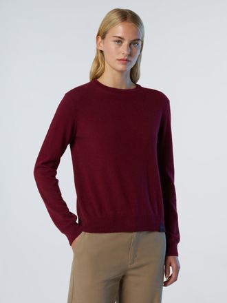 North Sails Pullover Kaschmirmischung mit Rundhalsausschnitt