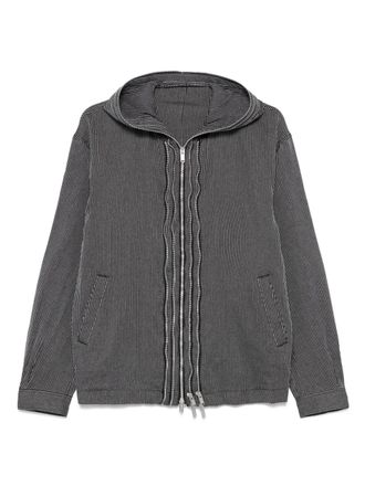 Undercover Gestreifte Jacke - Schwarz