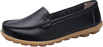 Generic Chaussures décontractées pour Femmes Confortable léger Mode Respirable Conception Semelle Souple antidérapant Sport Quotidien Sortie (Black, 41)