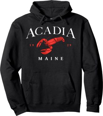 Trendy Apparel Acadia Maine 1929 National Park Lobster Pullover Hoodie