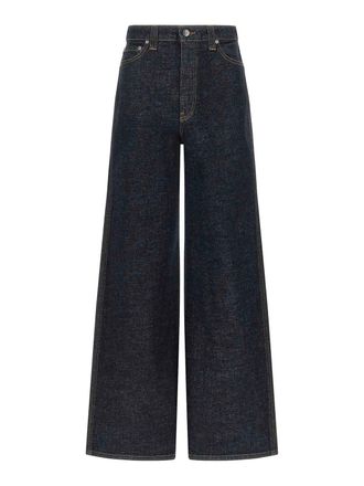 Khaite Schlagjeans - Blau