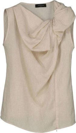 Fabiana Filippi Damen Top aus Leinen