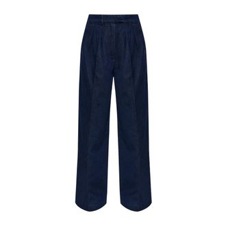 Anine Bing Lou Trouser - Femme - Jeans - Bleu - Taille: 40 FR