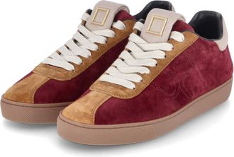 H&ouml;gl 010033244110 Schn&uuml;rhalbschuh Leder Damen in rot-Kombi - Gr. 40