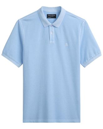 Marc O'Polo Garment Dyed gef&auml;rbtes Piqu&eacute;-Poloshirt, Regular Fit in