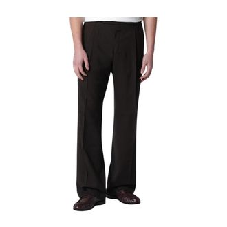 PT01 Stoffhose mit weitem Bein und Bundfalten - - Trousers - Herren - Braun - M