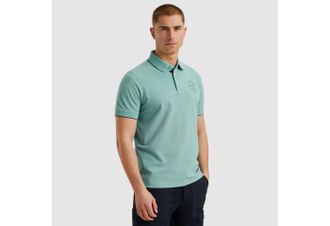 PME Legend Poloshirt Short sleeve polo stretch pique package mit Schriftzug