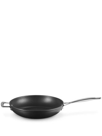 LE CREUSET po&ecirc;le &agrave; frire en aluminium sans b&acirc;ton (28 cm) - Noir