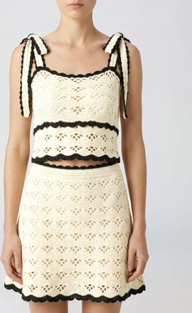 Zimmermann Top Femme couleur Jaune Cr&egrave;me