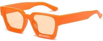 Generic Lunettes De Soleil Dext&eacute;rieur &Agrave; Grande Monture For Hommes Et Femmes, D&eacute;coratives For Les Vacances Le Sport(Orange)