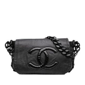 Chanel Pre-owned Vintage Flap Schultertasche - - Pre-owned - Damen - Schwarzk - ONE SIZE