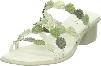 Think Damen VIVI Lederfutter Sandale, Weiss/Kombi 1000, 40 EU