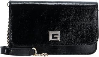 Guess sac &agrave; &eacute;paule bandouli&egrave;re sac de soir&eacute;e Golden Rock Mini Flap Xbody Black noir