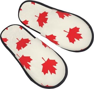Generic Pantoufles Unisexes Bonne F&ecirc;te Du Canada Maison Chaussures Adultes Antid&eacute;rapantes Chaude Pantoufles, Pour Int&eacute;rieur Ext&eacute;rieur, Femmes, Hommes, L