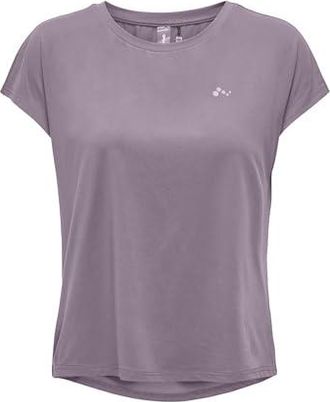 Only Only Play ONPAUBREE SS Loose Training Tee-Noos T-Shirt, Gris, M Femme