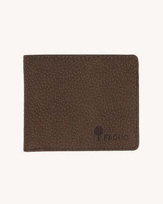 Faguo Porte-monnaie en cuir camel