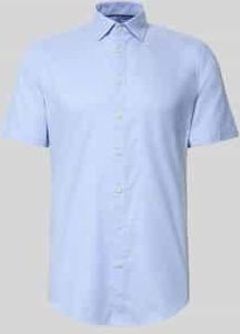 Jake*s Slim Fit Business-Hemd aus Baumwolle mit Kentkragen