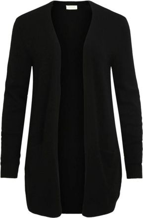 Vila Damen Cardigan Schwarz - - Knitwear - Damen - Schwarzk - S