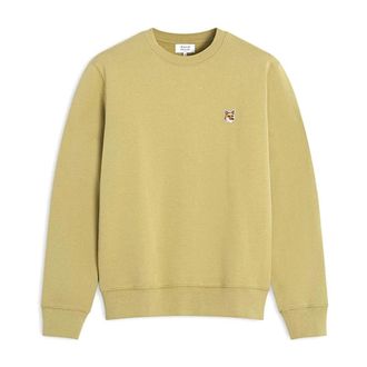 Maison Kitsun&eacute; Herren, Strickwaren, Gr&uuml;n, LGr&ouml;&szlig;e