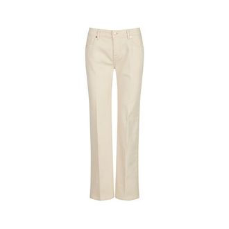 7 For All Mankind Jean droit Calie en coton m&eacute;lang&eacute;