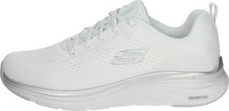 Skechers Femme Vapor Foam Midnight Glimmer Mousse Vapeur, White Mesh/Silver Trim, 38 EU