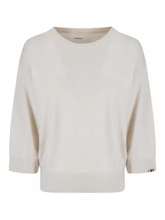 Extreme Cashmere Pull Col Rond - Blanc