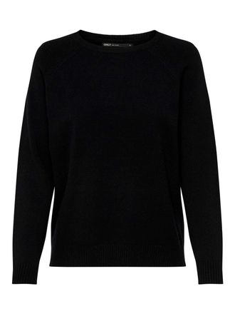Only Damen Onllesly Kings L/S KNT Noos Pullover 15170427,Schwarz,XL