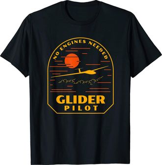 Foxxy Merch Glider Pilot Soaring Flying Flugzeug Retro T-Shirt