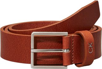 Calvin Klein Herren G&uuml;rtel Formal Belt 3,5 cm Lederg&uuml;rtel, Braun (Cognac), 115 cm