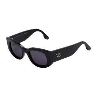 Victoria Beckham Moderne ovale Sonnenbrille mit Acetatrahmen - - Accessories - Damen - Schwarzk - ONE SIZE