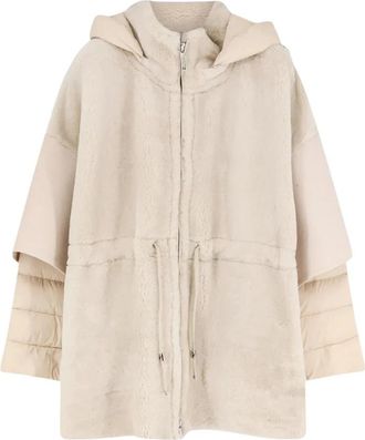 Moorer Raja-mcw Jacke - - Jackets - Damen - Beige - XS