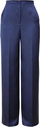 Marella Femme, Pantalons, Bleu, Taille: 44 FR Wide Pantalons