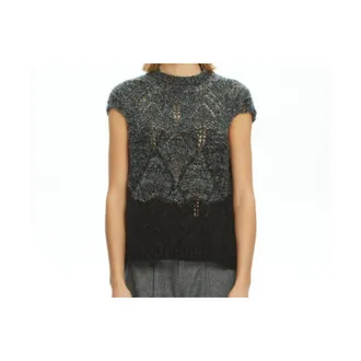 Malloni Damen, Strickwaren, Schwarzk, SGr&ouml;&szlig;e