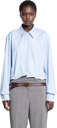 Prada Ruffled Cotton Shirt